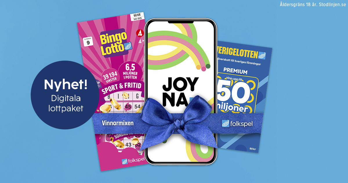 Fler vinstchanser med våra digitala lottpaket! | Folkspel