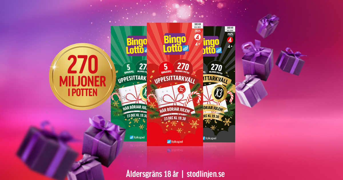 BingoLottos Uppesittarkväll | Folkspel