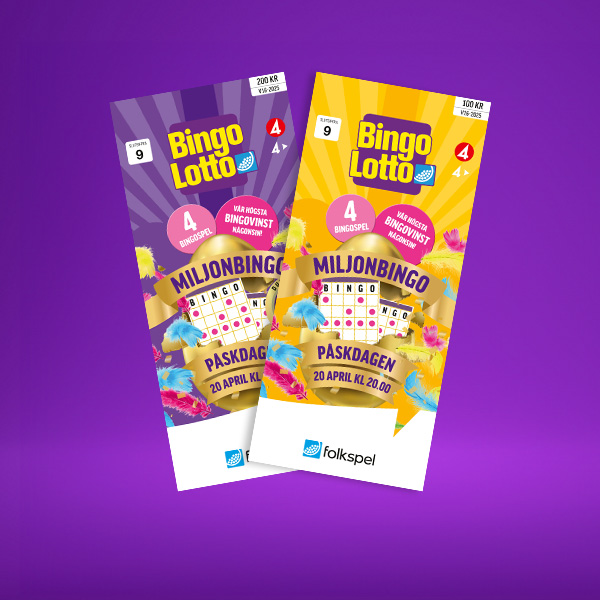 BingoLotto - Hela Sveriges lotteribolag | Folkspel