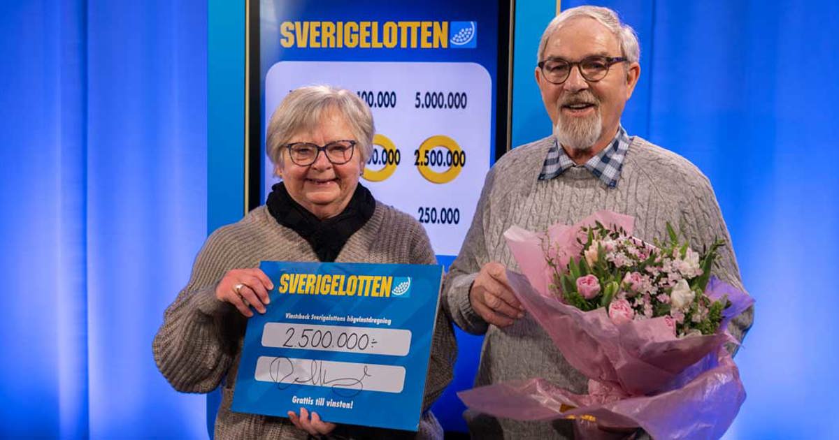 Jan-Erik vann 2,5 miljoner på Sverigelotten | Folkspel